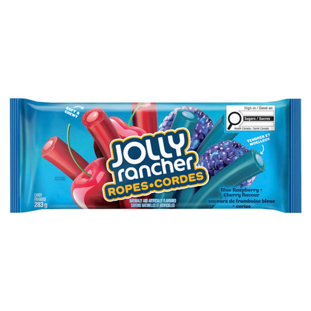 Jolly Rancher Ropes Blue Raspberry & Cherry 18/283g – Tevan Enterprises ...