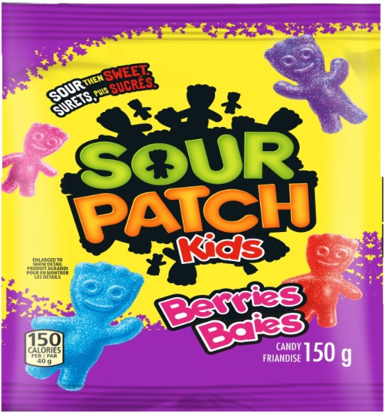 Maynards Sour Patch Kids Berries Peg Top 12/150g – Tevan Enterprises, Inc.
